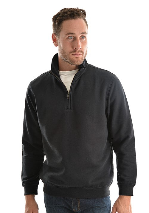 Hard Slog Men's Quarter Zip Fleece Top Charcoal – Mates Western Co